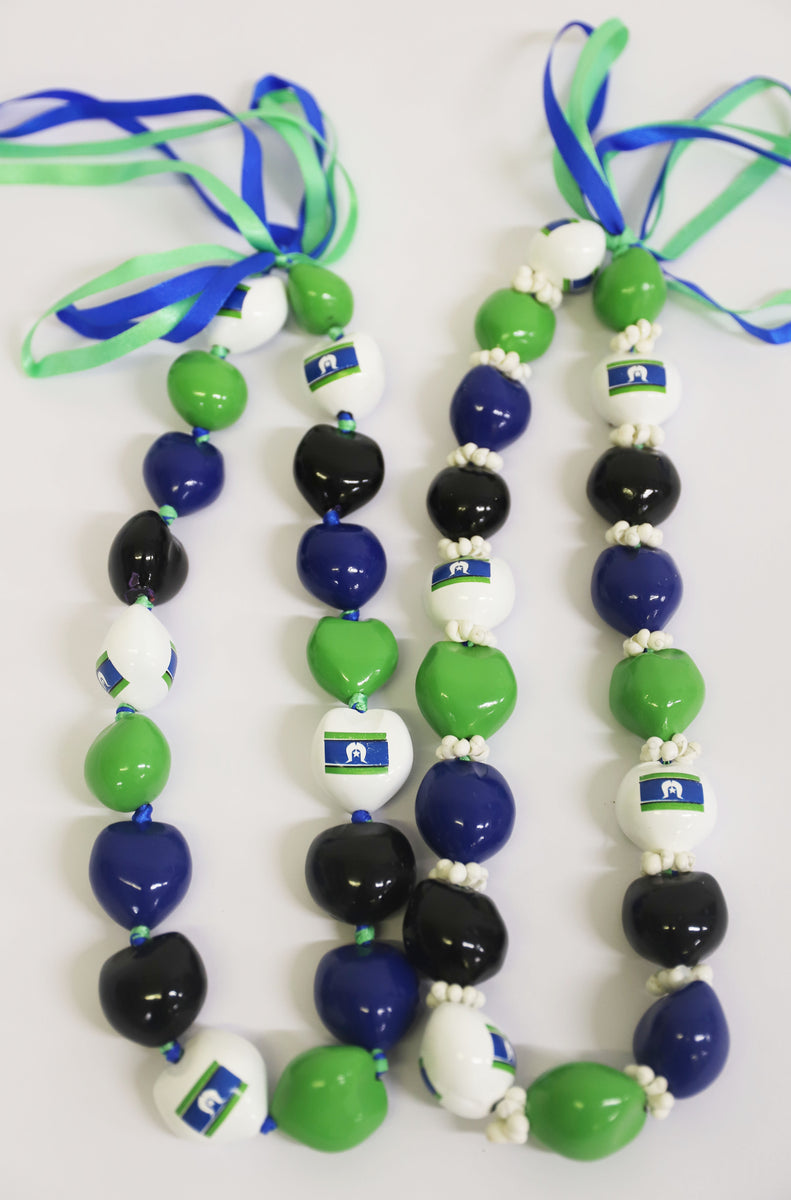 Frangipani Queen Designs - TSI Flag Choker – Gab Titui Cultural Centre