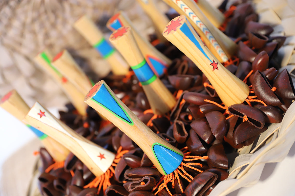 Louis Wilky Fauid - Wooden Handle Gorr Shakers (Painted) – Gab Titui ...