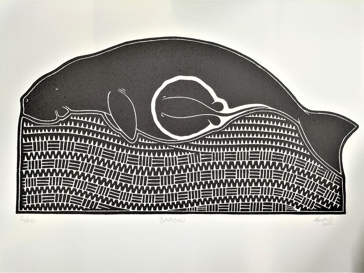 Aiona Gaidan - Baadhu - Lino Print – Gab Titui Cultural Centre